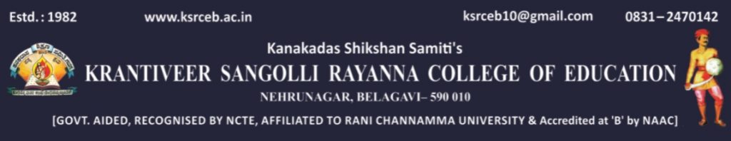 logo – Krantiveer Sangolli Rayanna College OF Education